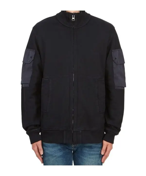 TEN C Long Sleeve Zip Up Casual Jacket