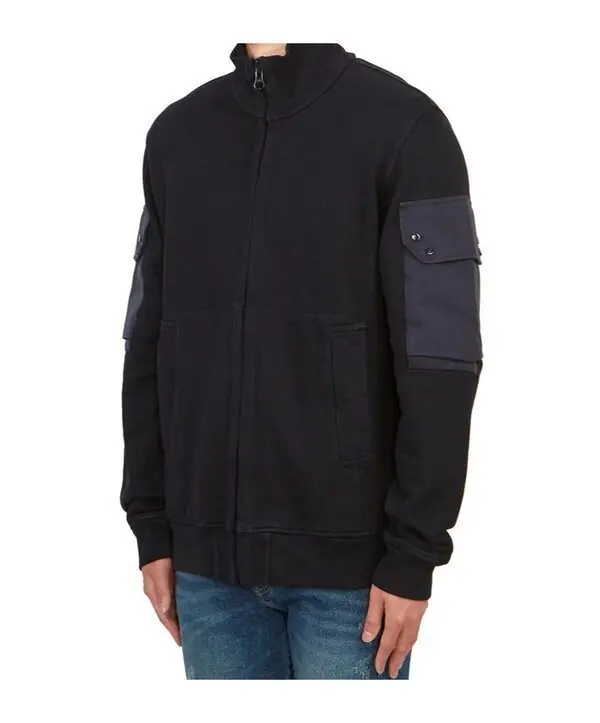 TEN C Long Sleeve Zip Up Casual Jacket