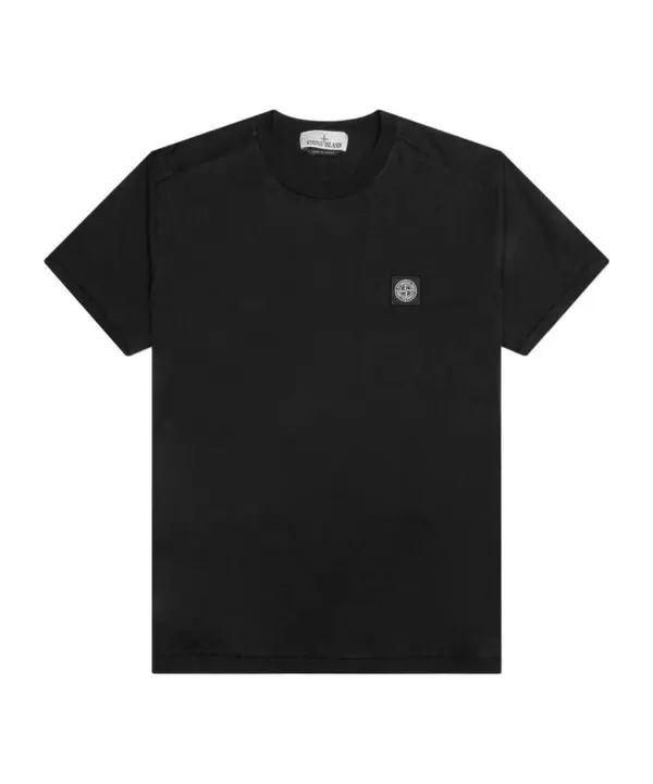 Stone Island Compass Patch Logo S/s T-shirt - Black