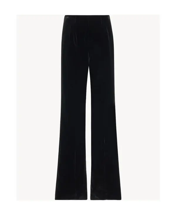 THE ROW Padma Straight Leg Velvet Pants