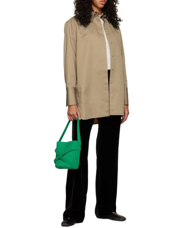THE ROW Padma Straight Leg Velvet Pants