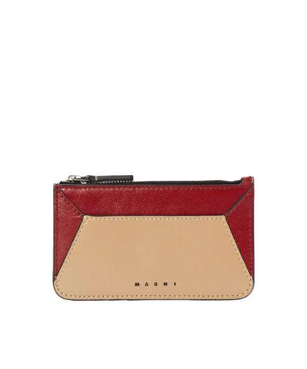 Marni Logo-print Leather Card Holder