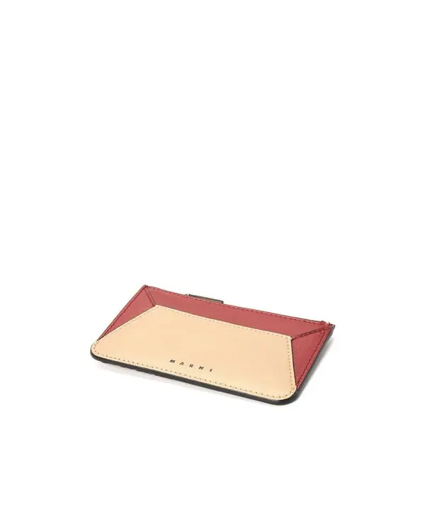 Marni Logo-print Leather Card Holder