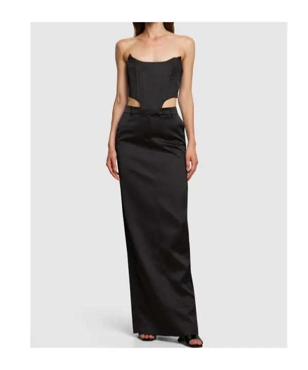 Giuseppe Di Morabito Elastic Satin Bustier