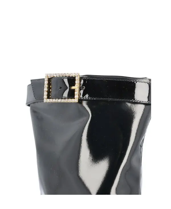 Saint Laurent Square Toe Knee High Boots