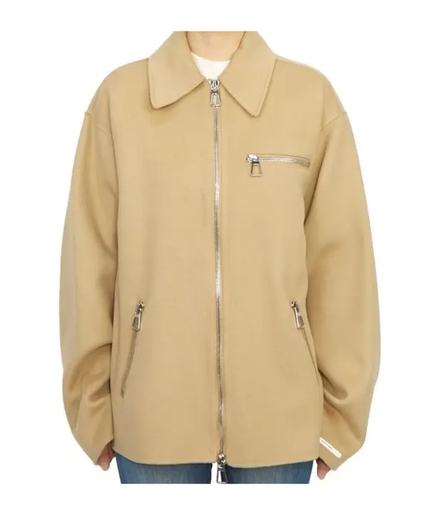 Sportmax Zip-up Long-sleeved Casual Jacket