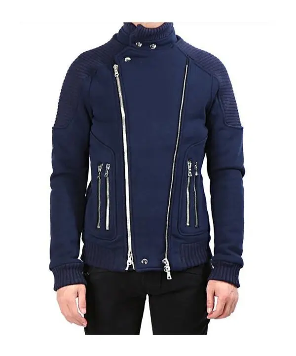Balmain Biker Double Zip Jacket