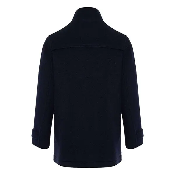 Etro Dark Blue Logo Coat