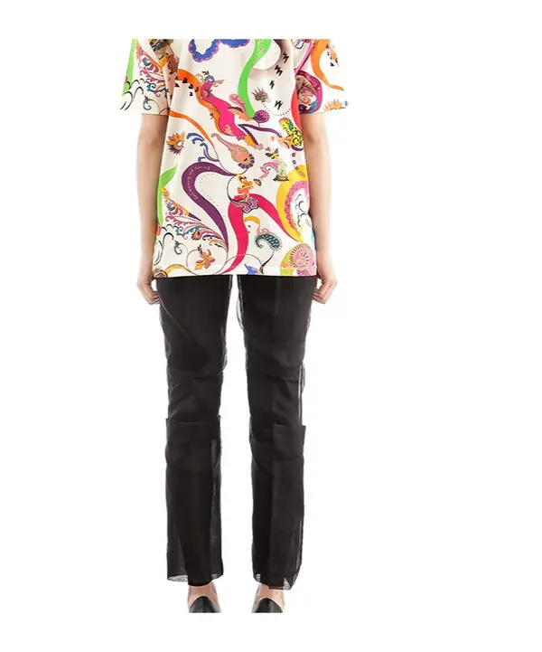Max Mara Sheer Casual Trousers With Multiple Pockets