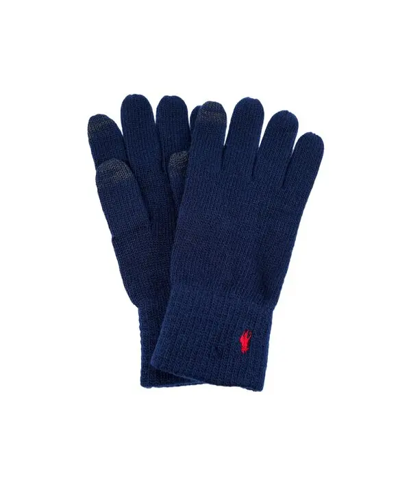 Polo Ralph Lauren Ribbed Gloves - Blue