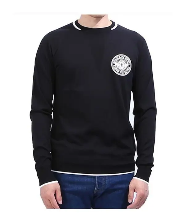 Balmain Long Sleeve Ribbed Sweater