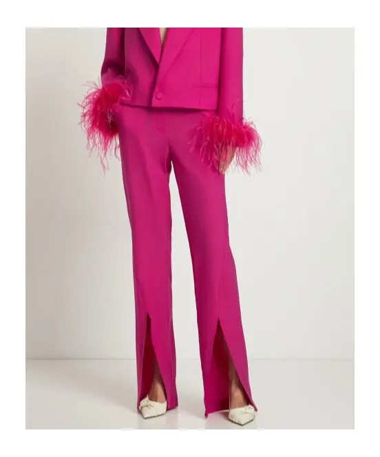 Giuseppe Di Morabito Double Twisted Wool Pants With Slits