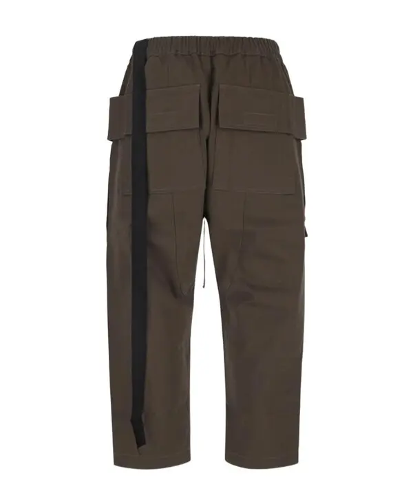 Rick Owens Cropped Cargo Trousers - Brown