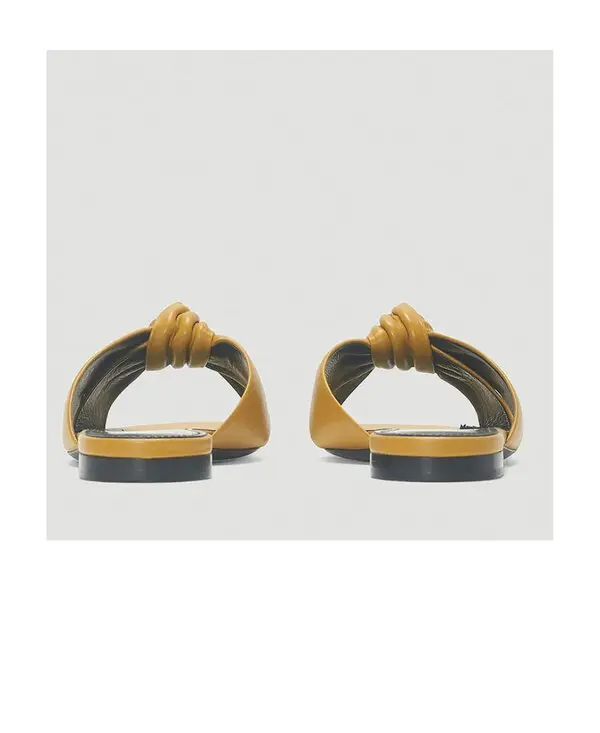 Saint Laurent Knot Detail Flat Sandals