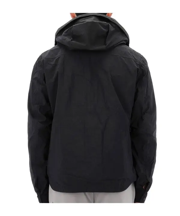 TEN C Long Sleeve Zip Up Hooded Jacket