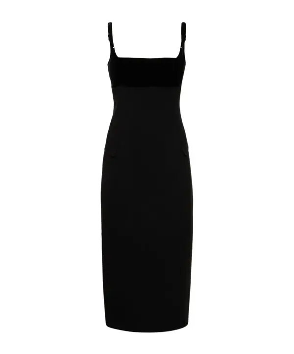 Tory Burch Crepe Medium-length Suspender Dress - Black