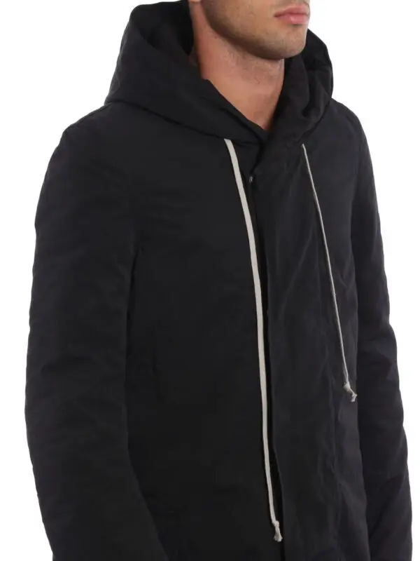 Rick Owens Hooded Long Parker Coat