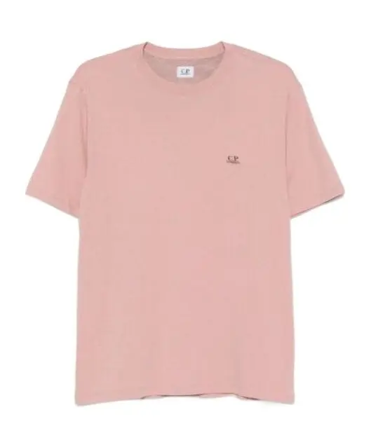C.P. COMPANY Goggles-print T-shirt - Pink