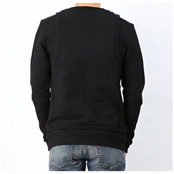 Balmain Long Sleeve Sweatshirt With Ribbed Collar