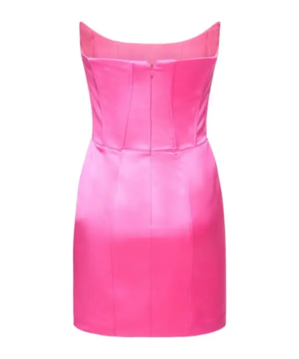 Giuseppe Di Morabito Sleeveless Bustier Mini Dress - Pink