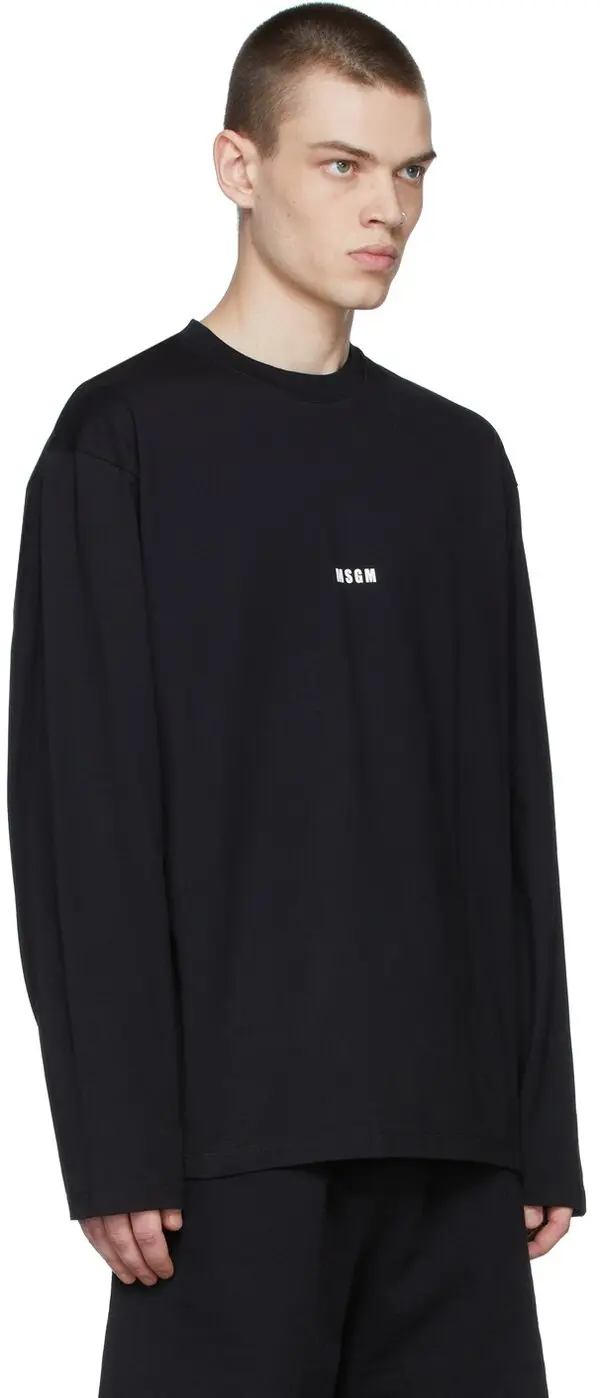 MSGM Logo Printed Short-sleeved T-shirt