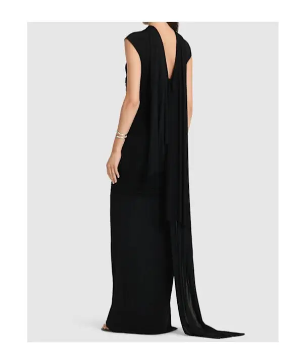 Tove Back Draped Detail Maxi Dress