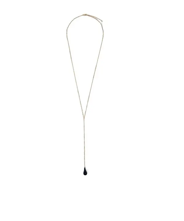 TOTEME Dropped Y-shaped Necklace - Yellow