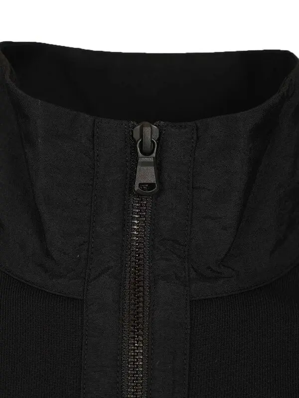 Maison Kitsuné Half Zip Nylon Pocket Sweatshirt