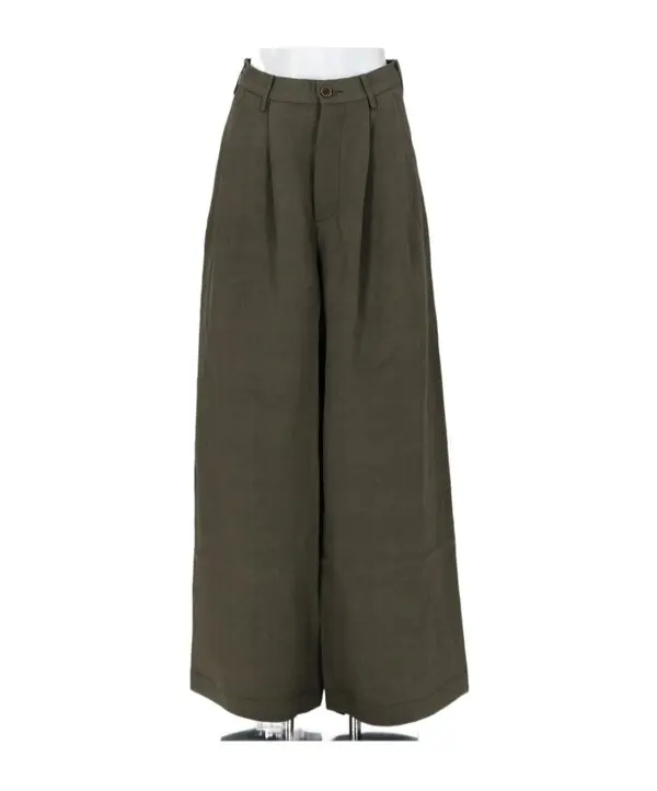 UMA WANG Wide Leg Pants With Belt Loops - No