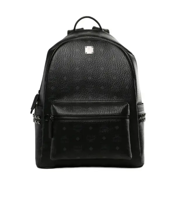 Mcm Stark Backpack With Top Handle And Zip Fastening - Black