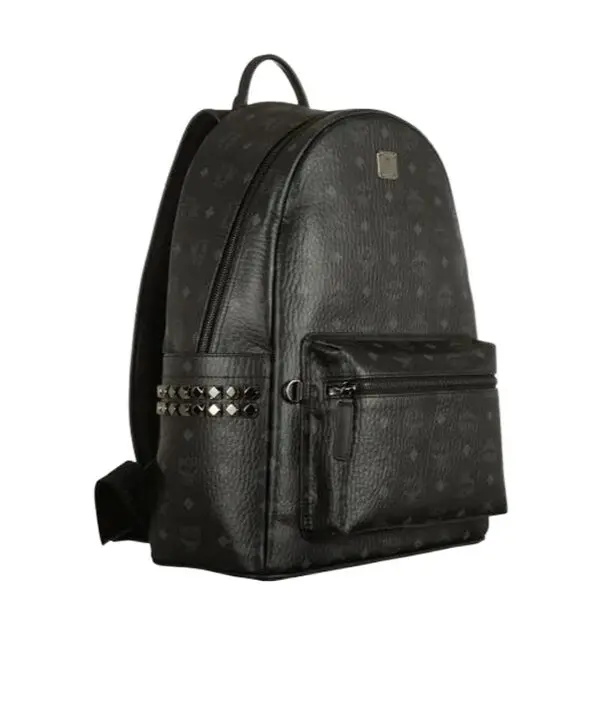 Mcm Stark Backpack With Top Handle And Zip Fastening