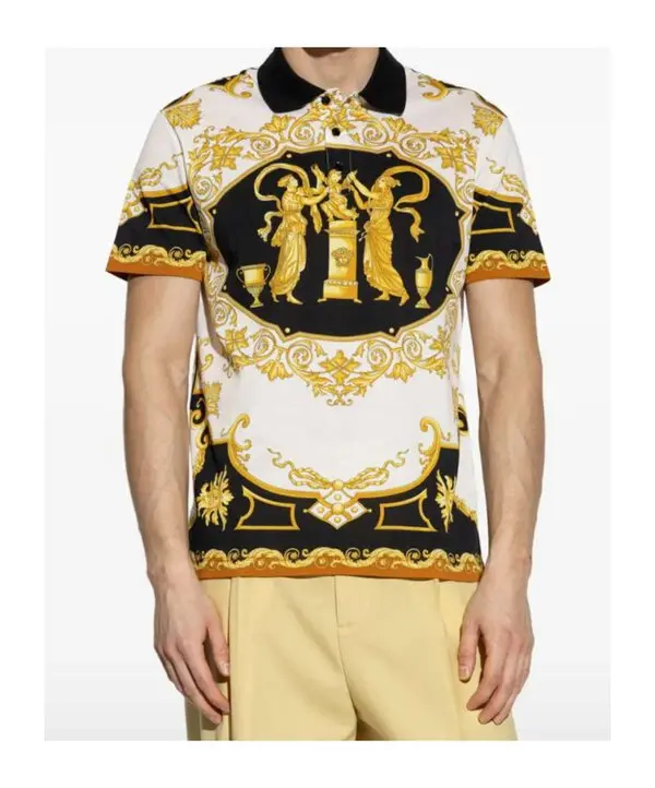 Versace Short-sleeved Polo Shirt