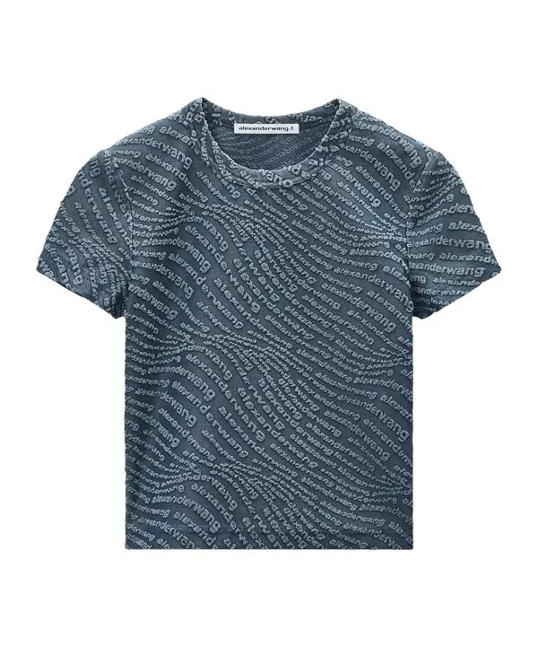 Alexander Wang Logo Jacquard Crewneck T-shirt