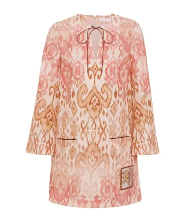 Zimmermann Aster Shift Mini Dress