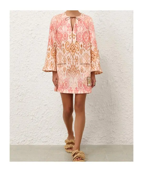 Zimmermann Aster Shift Mini Dress