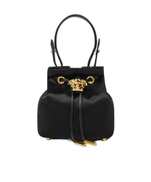 Versace La Medusa Chain-linked Mini Bucket Bag