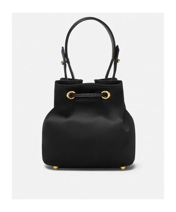 Versace La Medusa Chain-linked Mini Bucket Bag