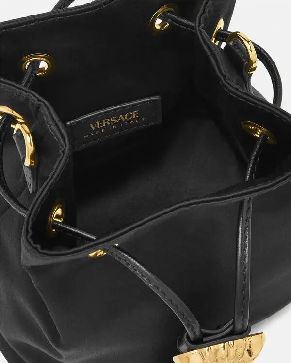 Versace La Medusa Chain-linked Mini Bucket Bag