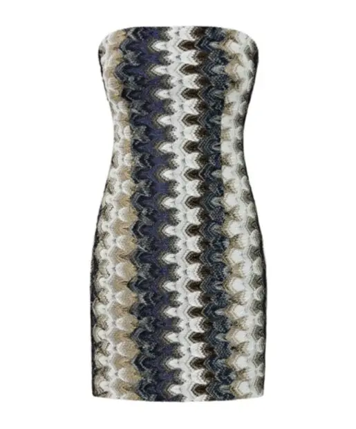 Missoni Sleeveless Patterned Knitted Dress