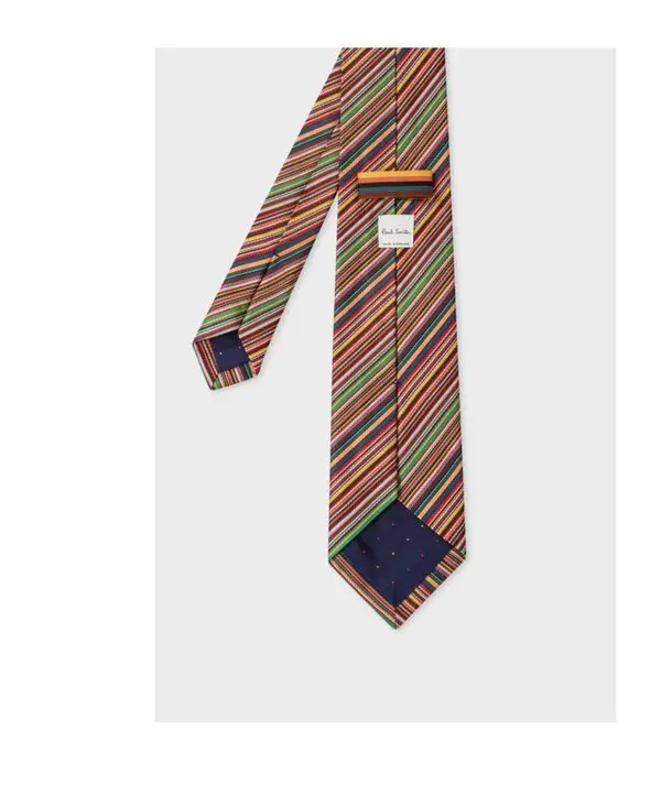 Paul Smith Signature Stripe Printed Neck Tie
