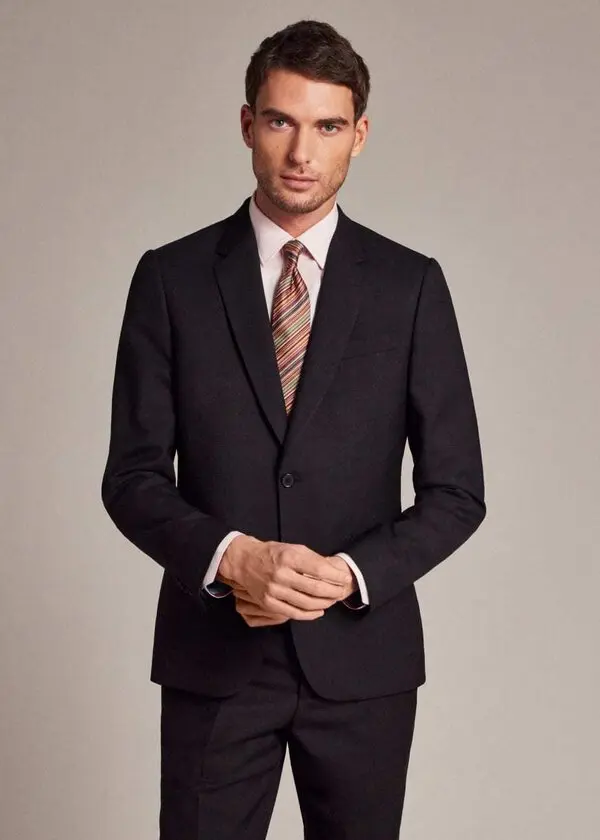 Paul Smith Signature Stripe Printed Neck Tie