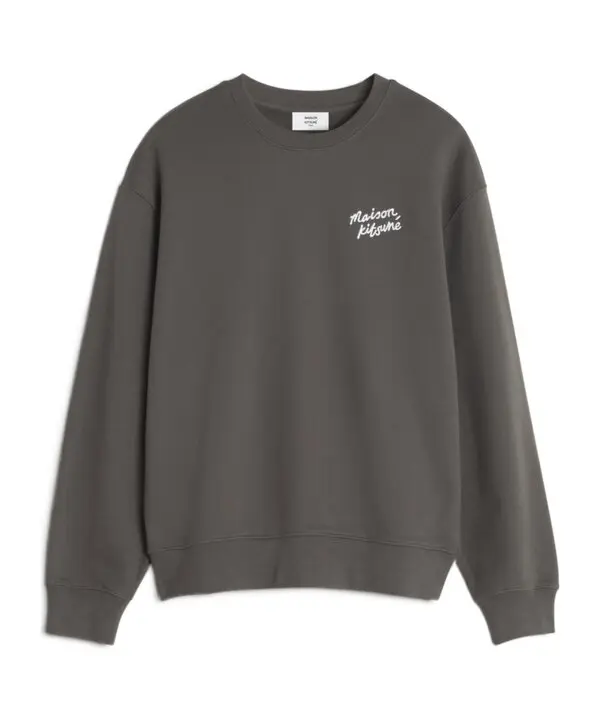 Maison Kitsuné Embroidered Logo Sweatshirt