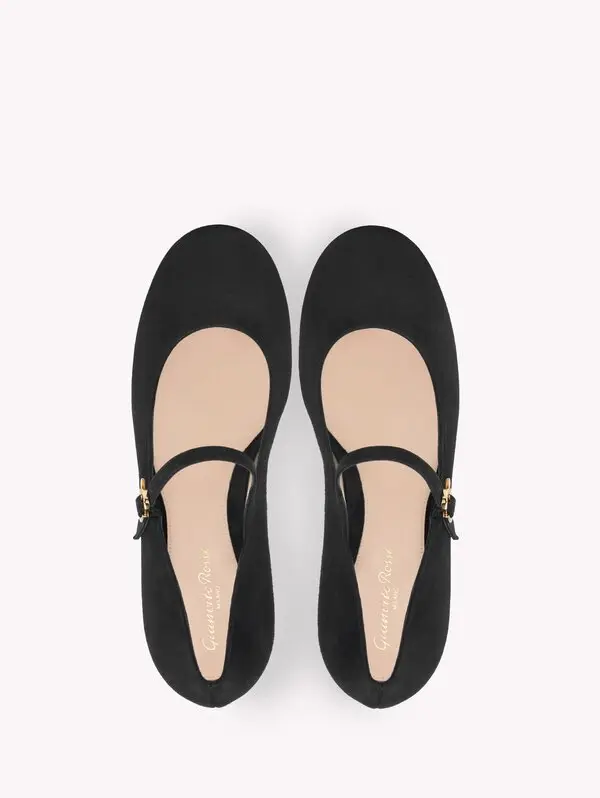 GIANVITO ROSSI Mary Jane Block-heel Pumps - Black