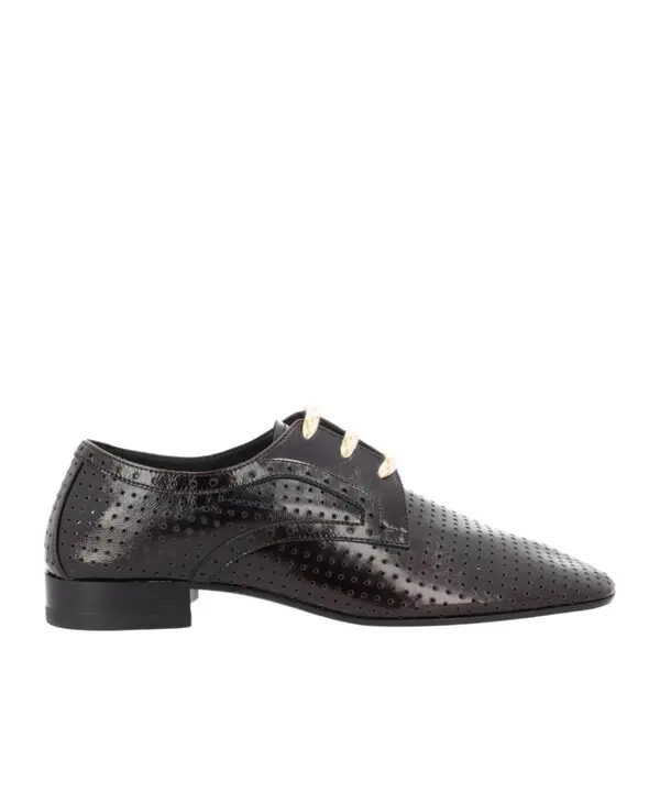 Dries Van Noten Perforated Lace-up Flats