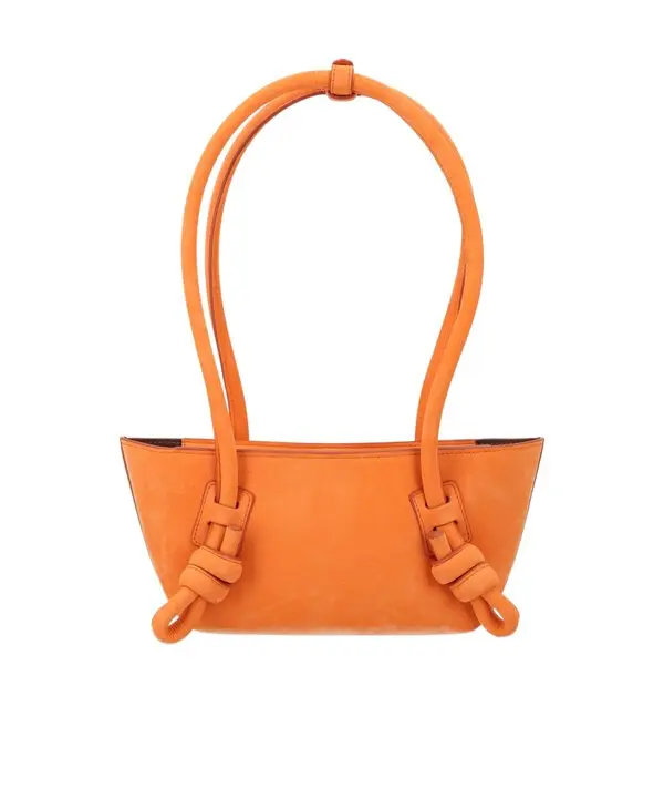Hereu Fleca Knotted-handle Mini Shoulder Bag - Orange