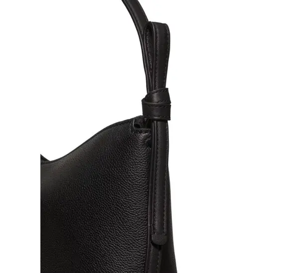 Kate Spade New York Textured Leather Shoulder Bag - Black