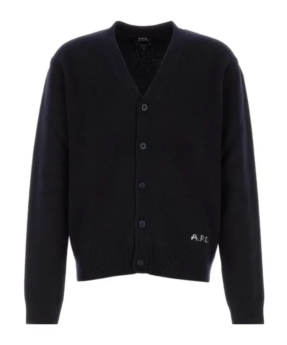 A.p.c. Kevin Button-up V-neck Cardigan