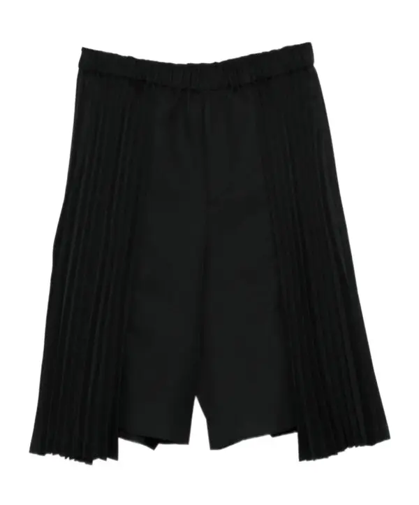 Comme Des Garçons Pleated Shorts With Elastic Waistband