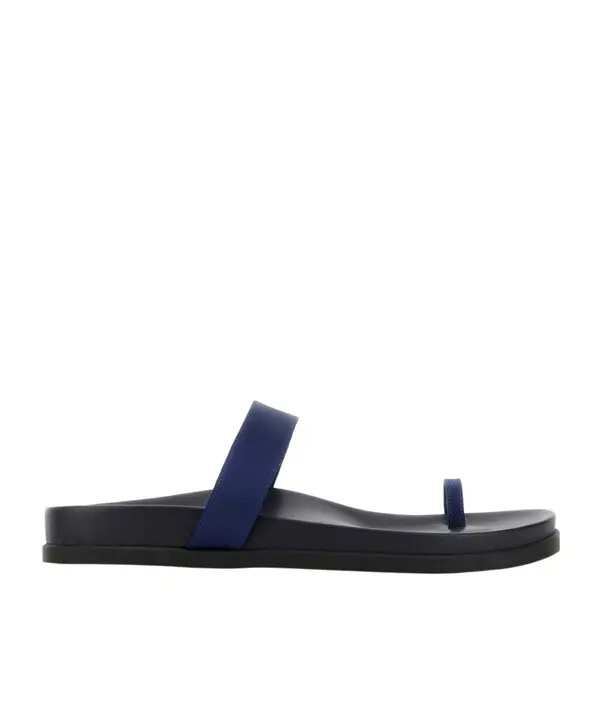 ANCIENT GREEK SANDALS Thalia Flat Sandals - Black