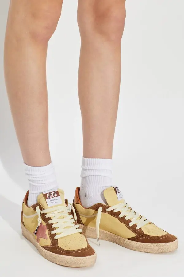 GOLDEN GOOSE Ball Star Low-top Sneakers - Nude